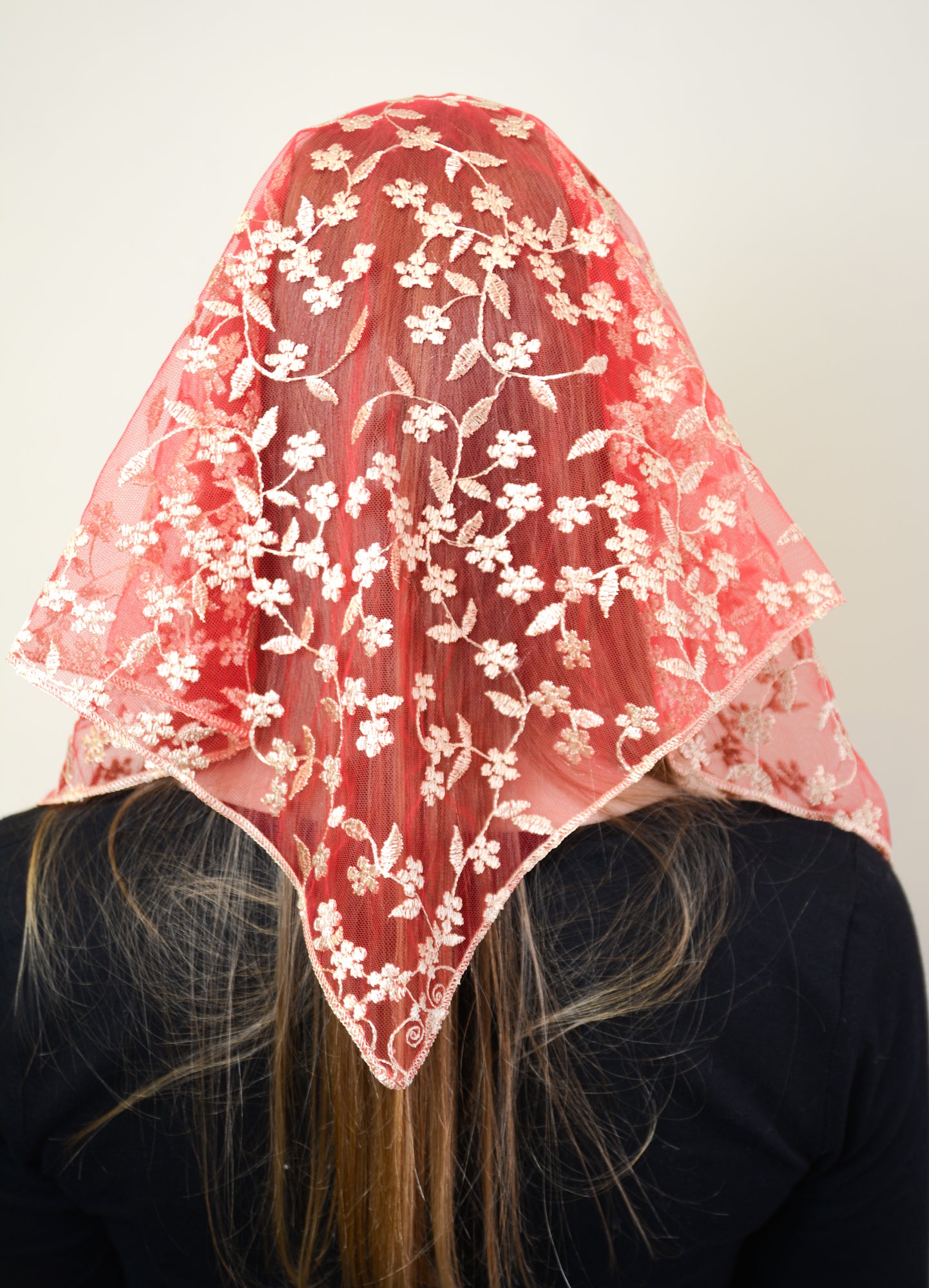 RED & GOLD VEIL – MariaVeils
